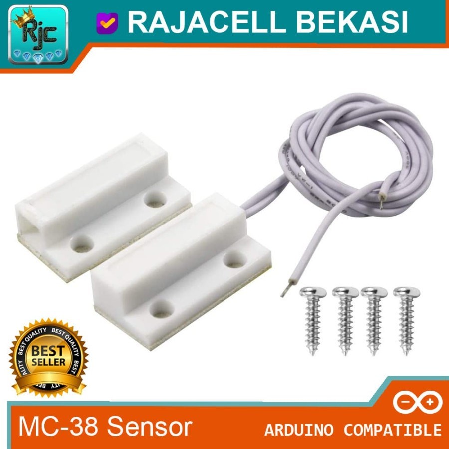 Jual MC-38 MC38 Sensor Magnet untuk Jendela Pintu Sistem keamanan alarm ...