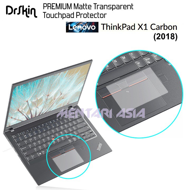 Jual Touchpad Protector Lenovo THINKPAD X1 CARBON 2018 - DrSkin MATTE ...