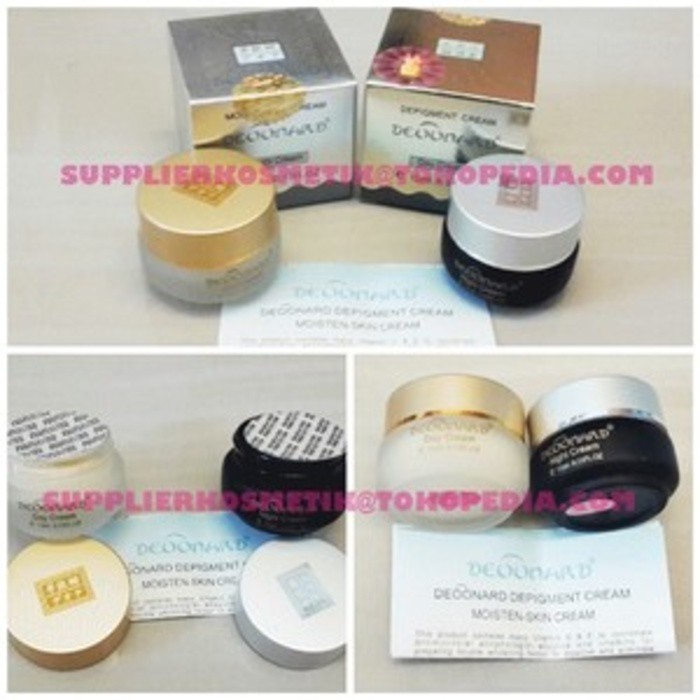 Jual Cream DEOONARD Deonard GOLD & SILVER Set ( day&night cream ...