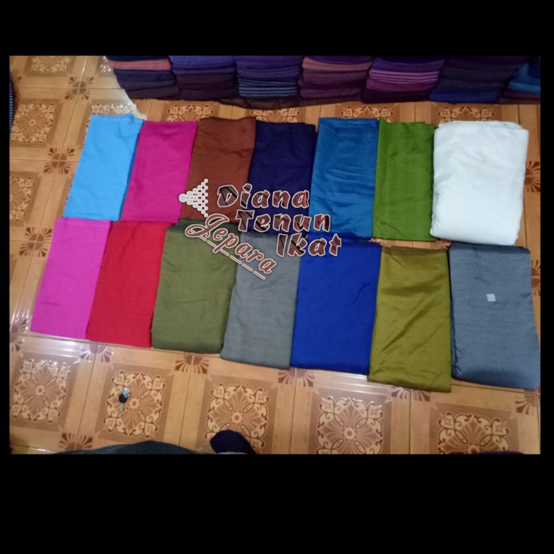 Jual kain tenun ikat polosan jepara | Shopee Indonesia