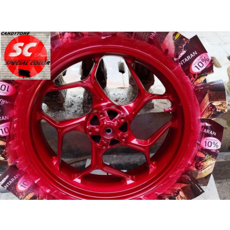 Jual cat RED CANDY 200ML special color by SCP | Shopee Indonesia