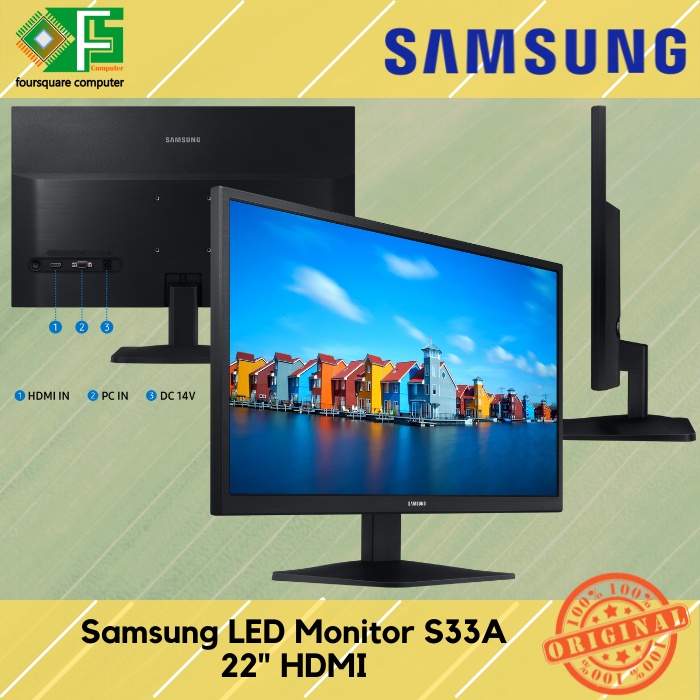 Jual LED Monitor Samsung S33A 22 Inch | Monitor Samsung 22" S22A330NHE ...