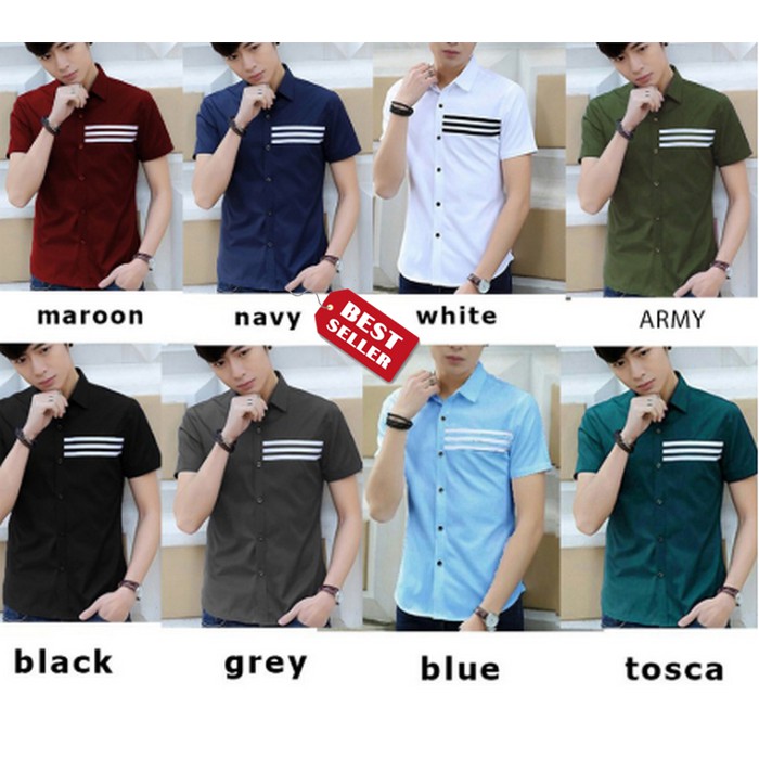 Jual New Kemejapria Lengan Panjang 848VO Kemeja Pilot Pangkat PDL ...