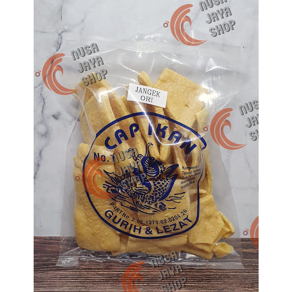 Jual Snack Jangek Original Cap ikan Kerupuk khas Medan 100 Gram ...