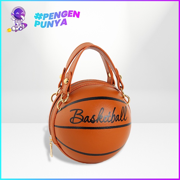 Jual Tas Wanita Bentuk Bola Basket / Tas Bola / Tas Bola Basket / Tas ...