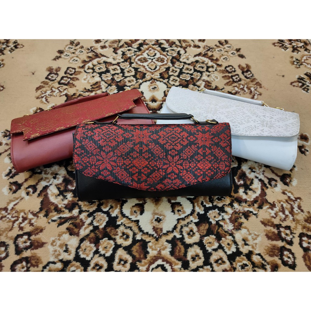 Jual Songket Pash - Tas Songket Yuki Berbagai Warna & Motif | Shopee ...