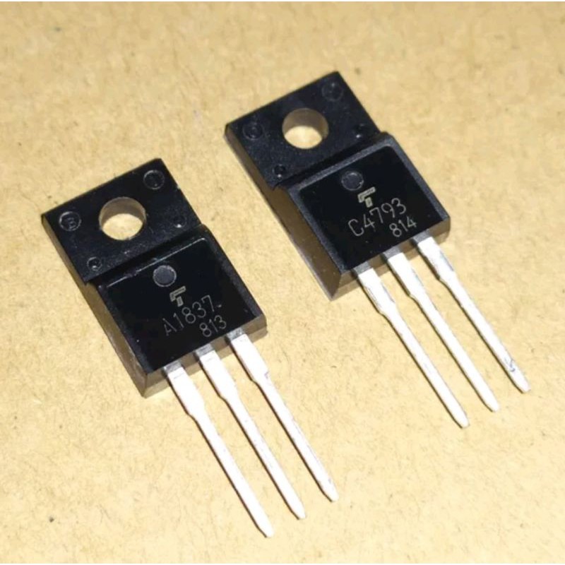 Jual TRANSISTOR TOSHIBA A1837 C4793 ORIGINAL / A 1837 C 4793 1pasang ...