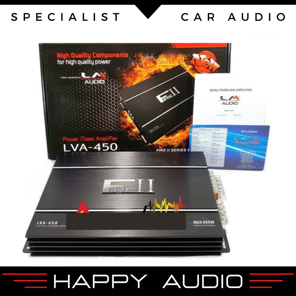 Jual Power amplifier audio mobil 4 channel LM Fire II LVA 450 POWER 4 ...