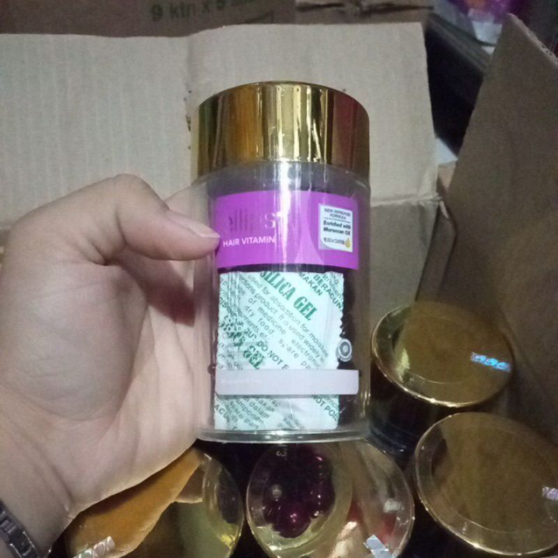 Jual Ellips Vitamin Rambut Botol isi 50 kapsul~Elips botol~100% ...