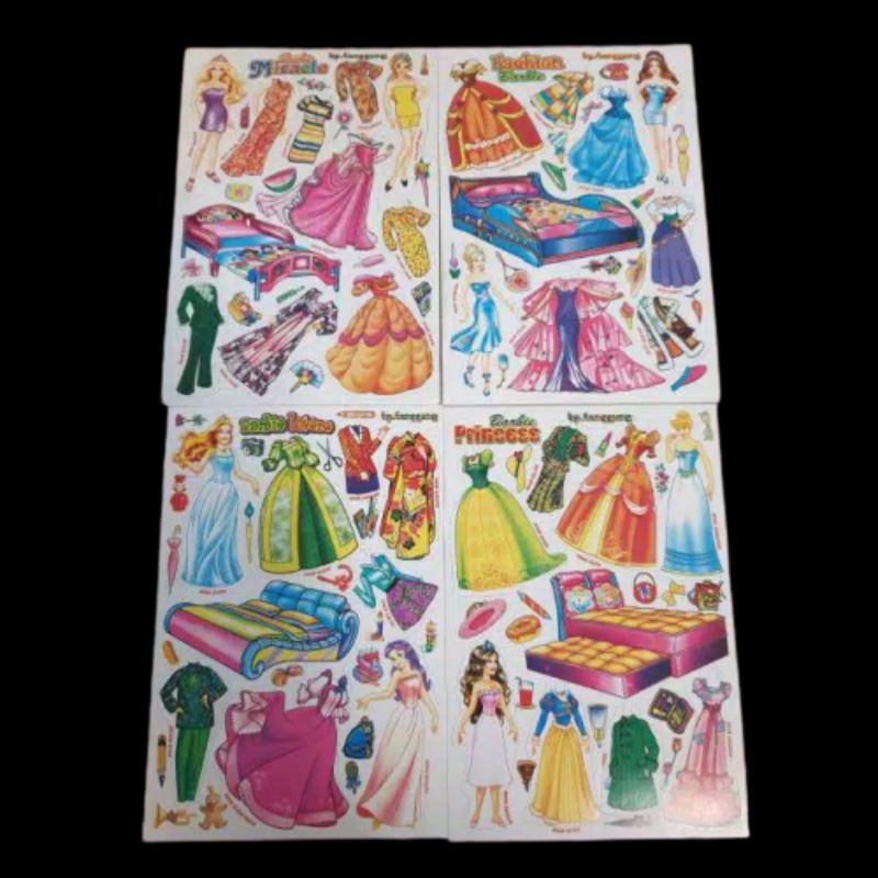 Jual PAPER DOLL SIZE SEDANG 13,5CM X 19,5CM ISI 5LBR / BONEKA KERTAS ...