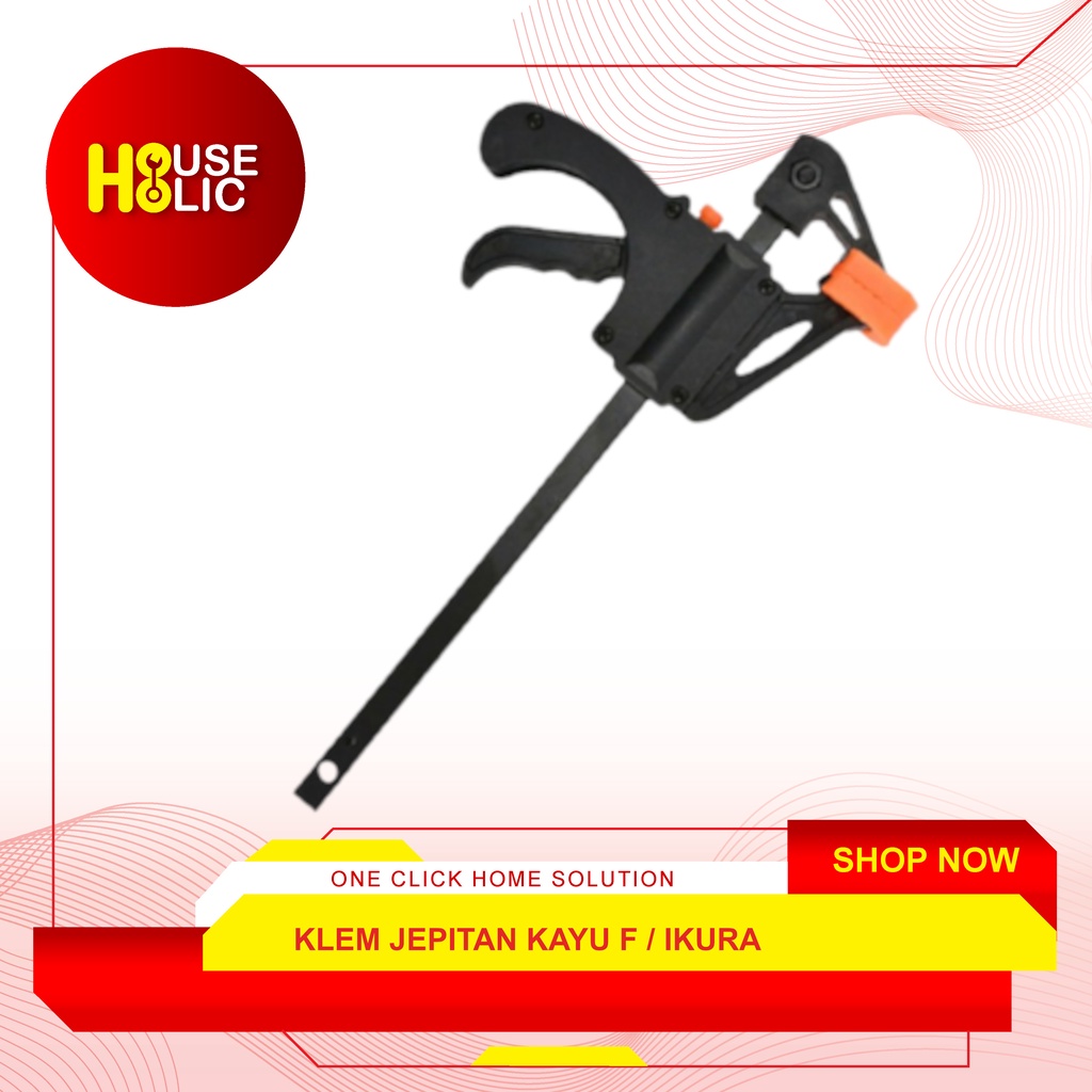 Jual Wood F Clamp / Klem Kayu F Alat Penjepit Kayu F Woodworking ...