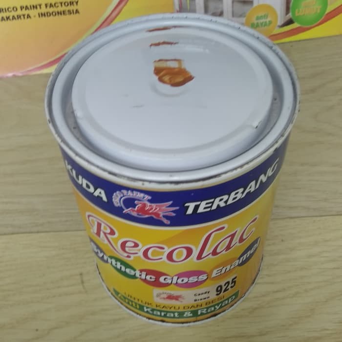 Jual Cat kayu dan besi Recolac (Kuda Terbang) - Candy Brown (925 ...