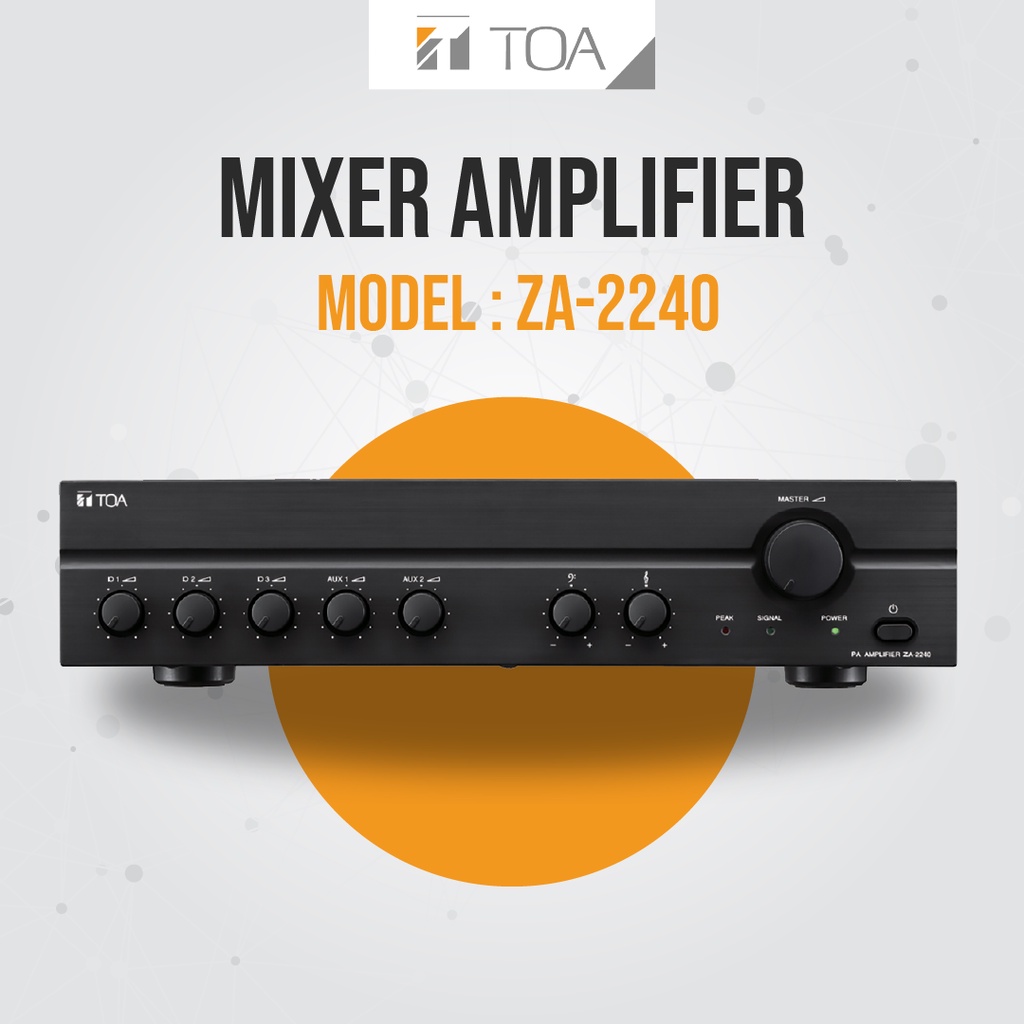 Jual TOA Mixer Amplifier Model ZA2240 - Garansi Resmi | Shopee Indonesia