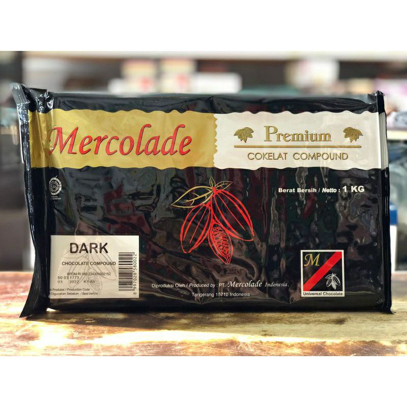 Jual Mercolade dark chocolate 1kg/coklat compound | Shopee Indonesia