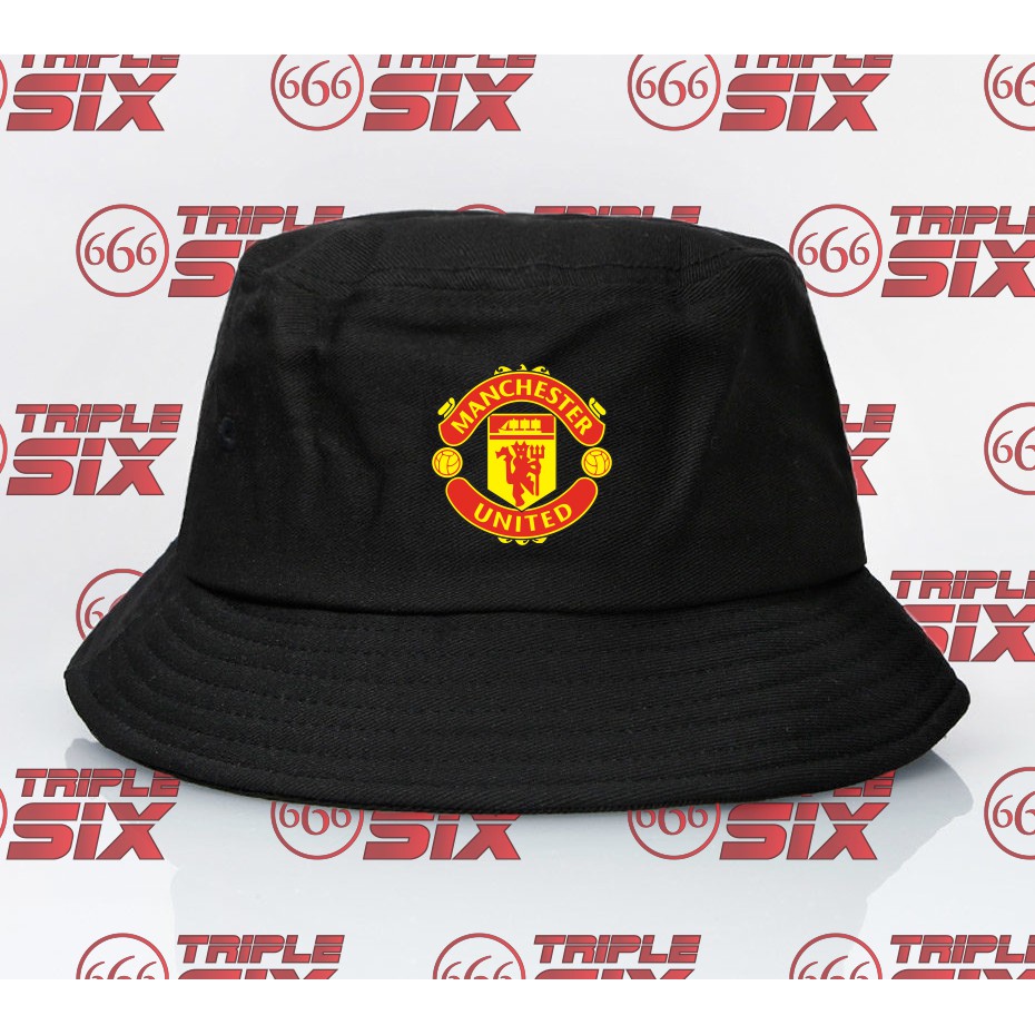 Jual topi bucket premium mu united | Shopee Indonesia