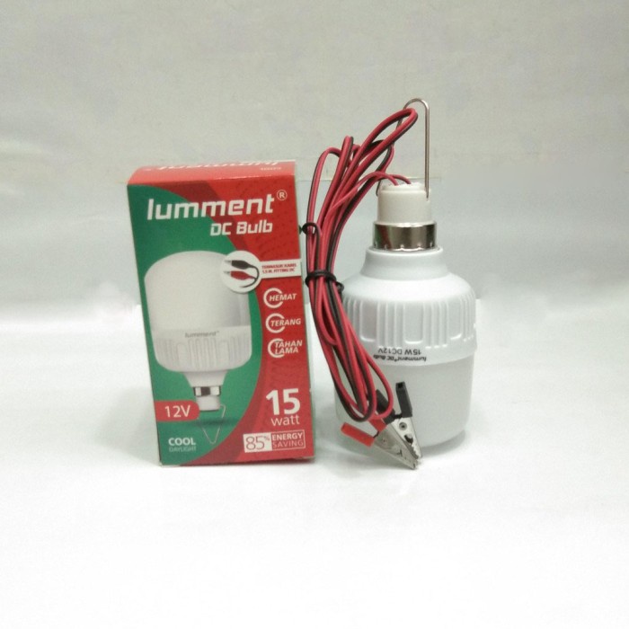 Jual Lampu LED DC 12 V / Lampu LED Jepit Aki 12 V 15 Watt | Shopee Indonesia
