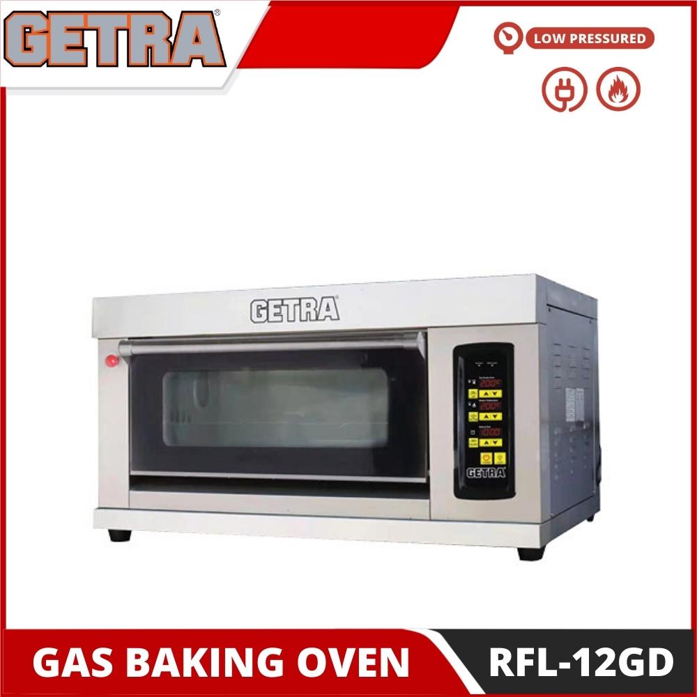 Jual Oven Gas Api Atas Bawah Getra RFL 12GD Oven Roti 1 Deck 2 Tray ...
