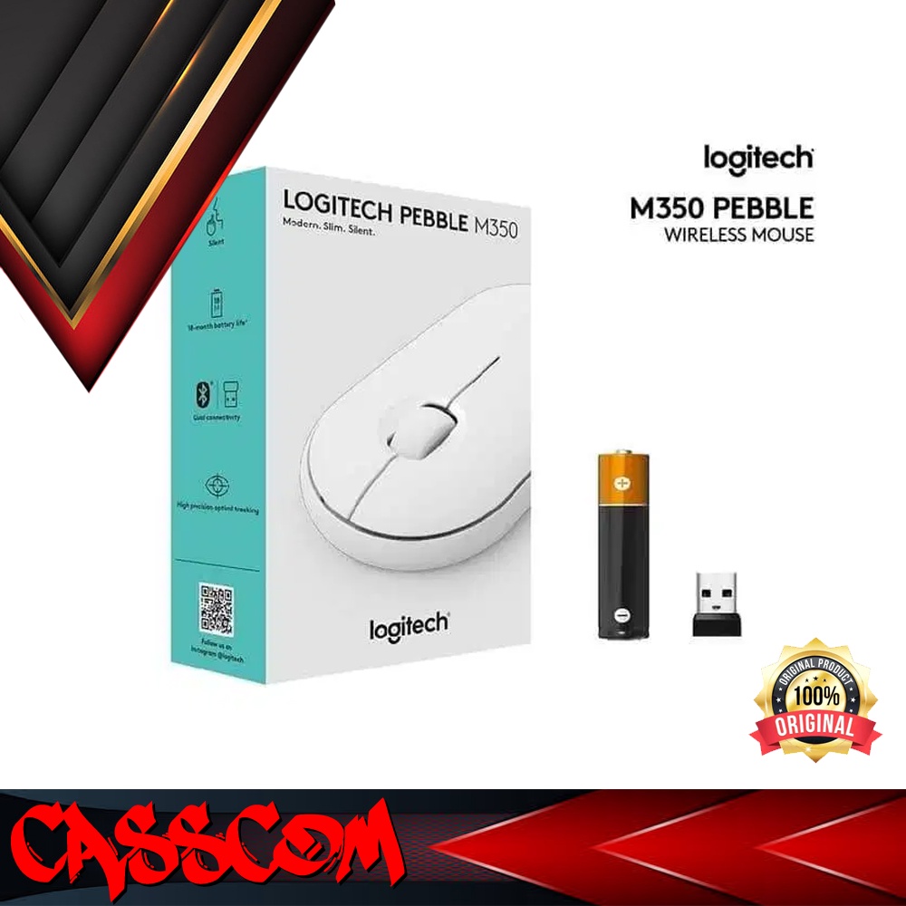 Jual Logitech Pebble Wireless Bluetooth Mouse M350 | Shopee Indonesia