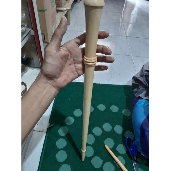 Jual tongkat komando kayu kemuning emas asli | Shopee Indonesia