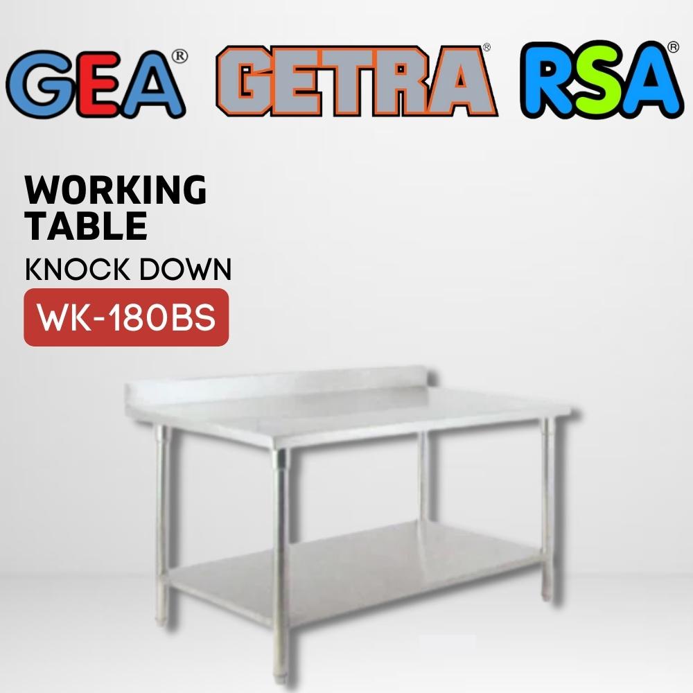 Jual WK-180BS / WK 180BS WORKING TABLE MEJA STAINLESS STEEL KNOCKDOWN ...