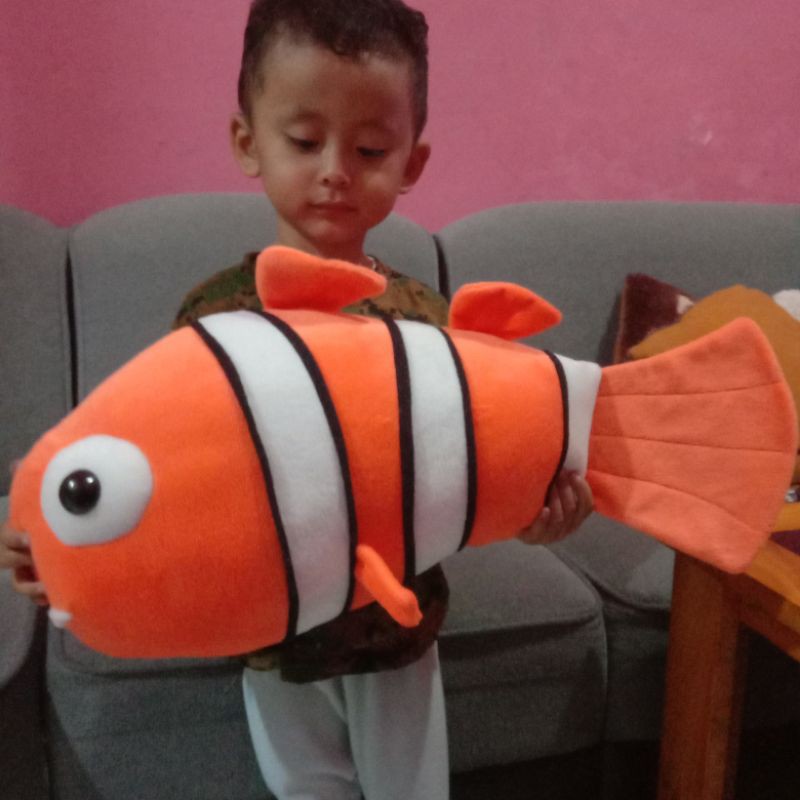 Jual BONEKA IKAN NEMO BESAR KARAKTER BINATANG KARTUN MAINAN ANAK KADO ...