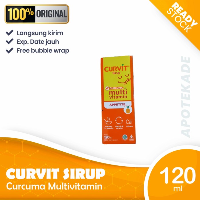 Jual curvit syrup 120ml | Shopee Indonesia