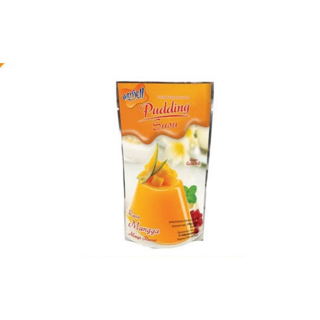 Jual Pudding Susu Nutrijell Mangga puding bubuk nutrijel instant 170gr ...