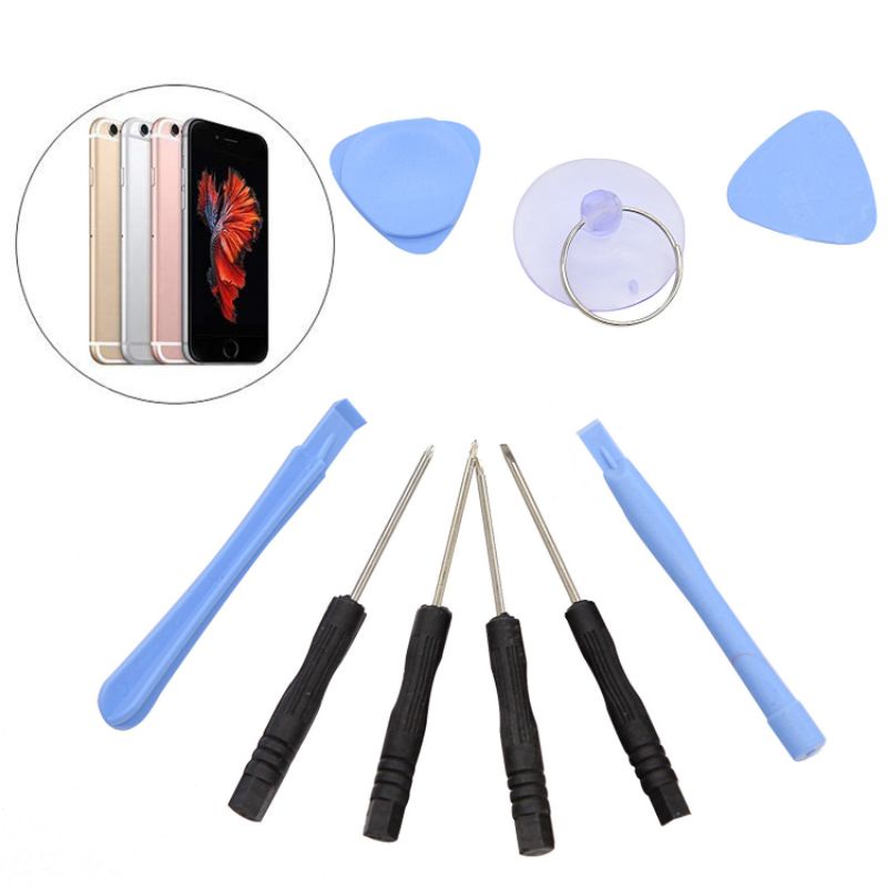 Jual Obeng Set Alat Servis Buka Handphone isi 9 PCS Repair Tool Kit Set ...