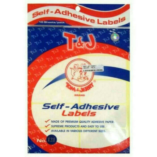 Jual Label Sticker Tom & Jerry 121, 103, 99 T&J Label T&J | Shopee ...