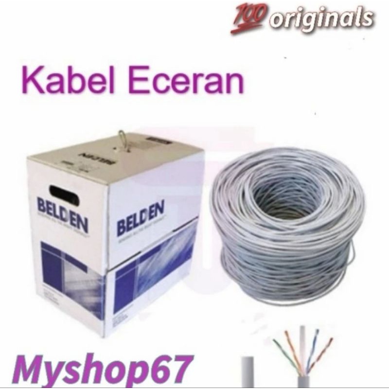 Jual Belden Cat 5E RJ45 Kabel Belden RJ45 Cat 5E Meteran | Shopee Indonesia