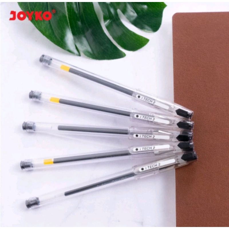 Jual Pulpen Bolpoin Pen Pena GEL PEN I-TECH 2 JOYKO GP-266 BLACK | PENA ...