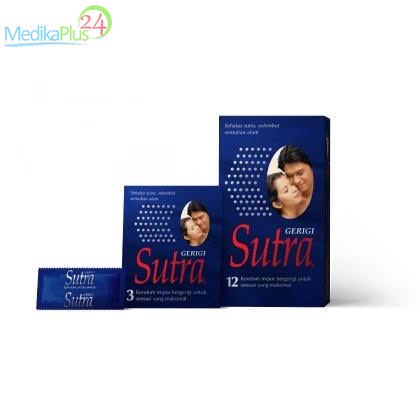 Jual Kondom Sutra Gerigi isi 12 , 3 pcs dan Kondom Sutra Biru isi 3 ...