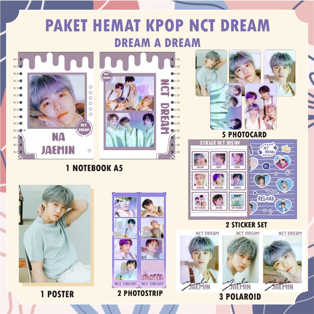 Jual PAKET HEMAT NOTEBOOK - NCT DREAM - DREAM A DREAM | Shopee Indonesia