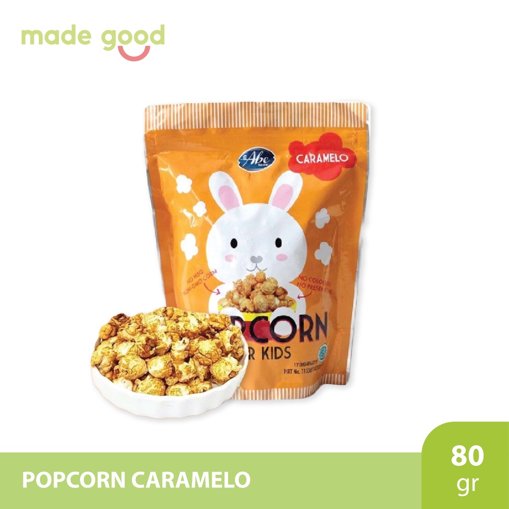 Jual Abe Food Popcorn For Kids Snack Anak 80 Gram | Shopee Indonesia