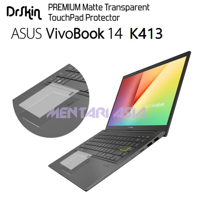 Jual Touchpad Protector ASUS VivoBook K413 - DrSkin MATTE Translucent ...