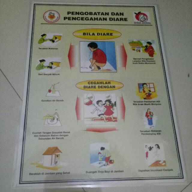 Jual Poster Pengobatan dan Pecegahan Diare Dan Banyak Yang Lain' Bunda ...