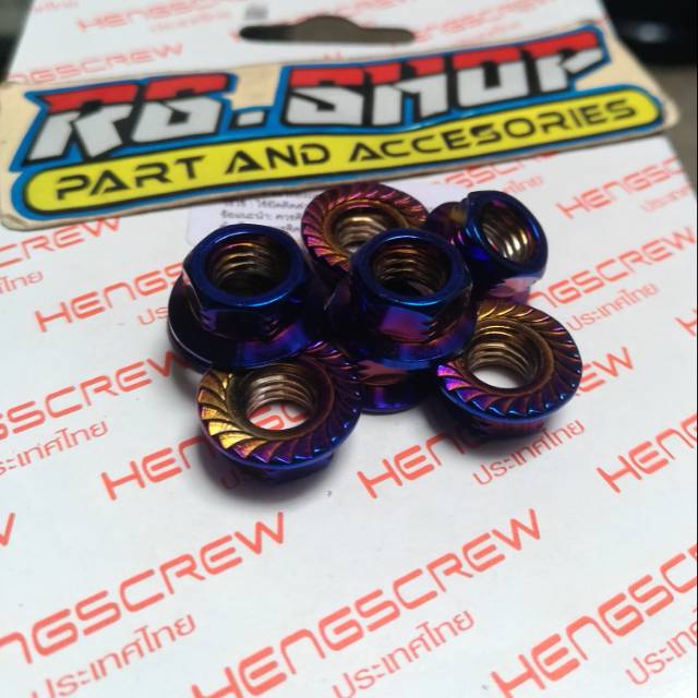 Jual Mur 12 M8 probolt stainless blue original heng thailand harga ...