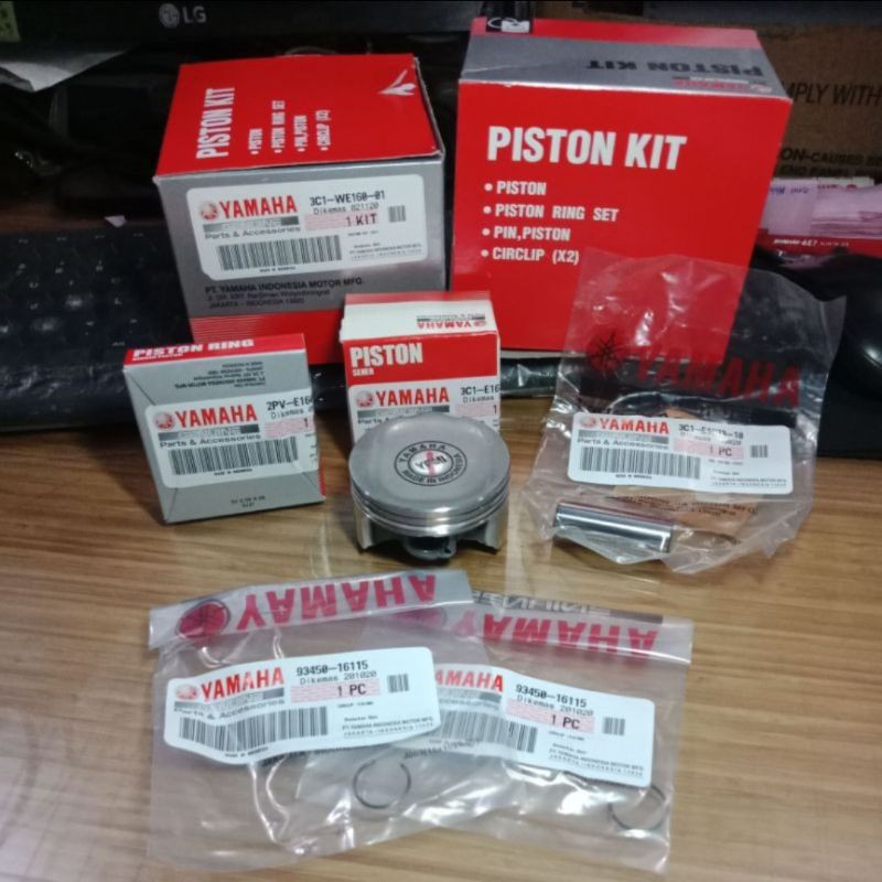 Jual PISTON RING SEHER KIT 3C1 VIXION OLD LAMA NEW NVL NVA MX KING XABRE R15 V2 OLD ORIGINAL ORI ...