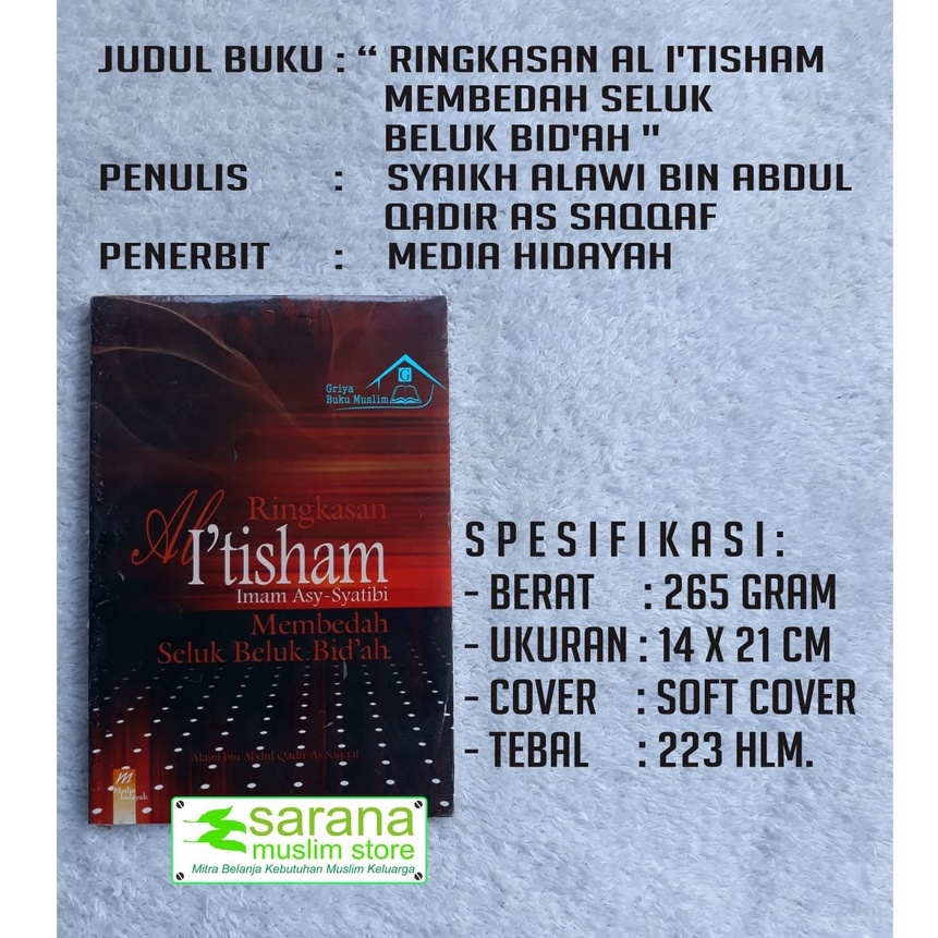 Jual Buku Ringkasan Al I’tisham Imam Asy Syatibi Membedah Seluk Beluk ...
