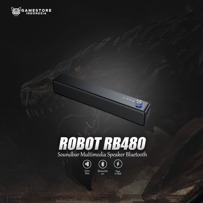 Jual ROBOT RB480 Bluetooth 5.0 Dual Connection Ultra-compact Design ...