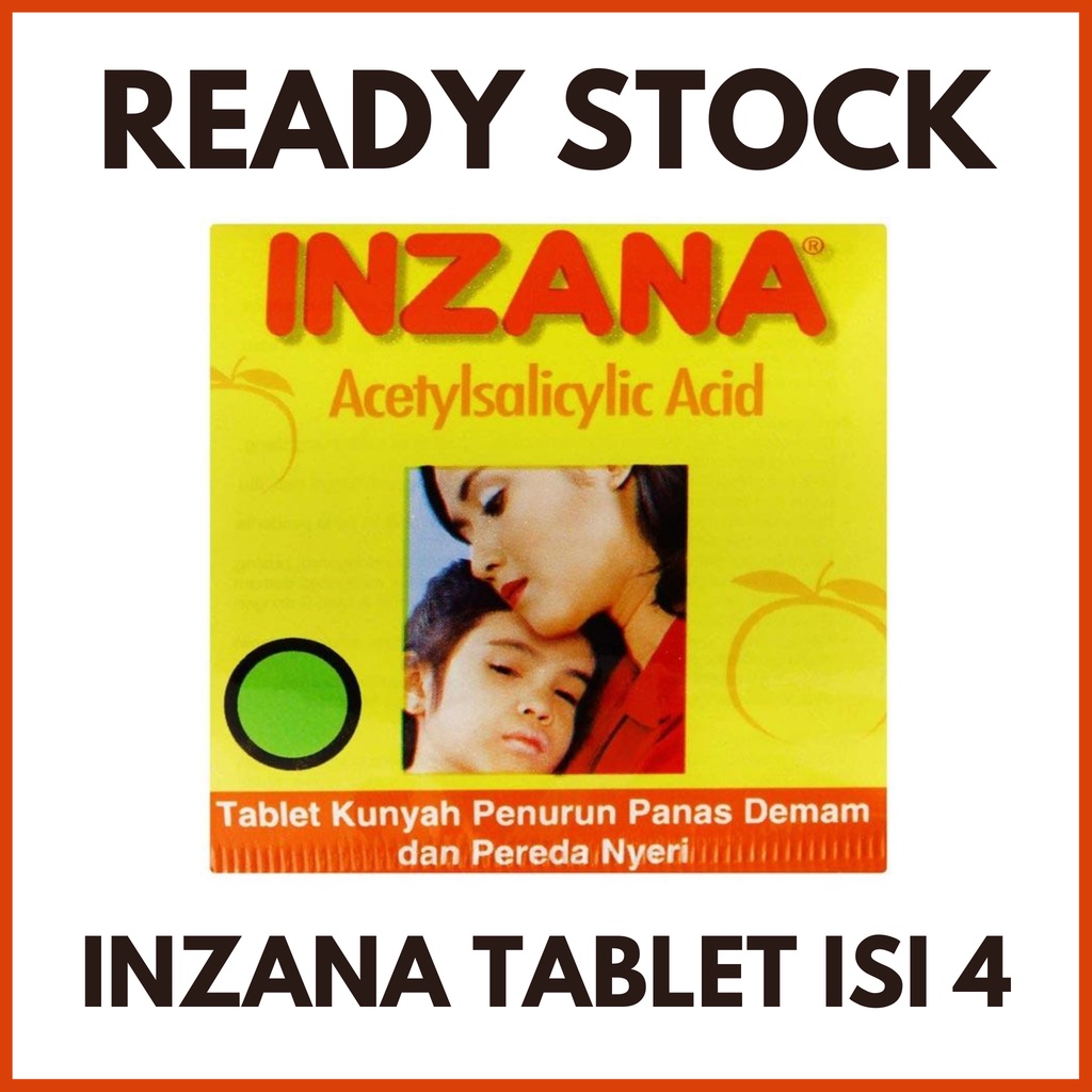 Jual INZANA STRIP TABLET KUNYAH PENURUN PANAS DEMAM ANAK RASA JERUK ...