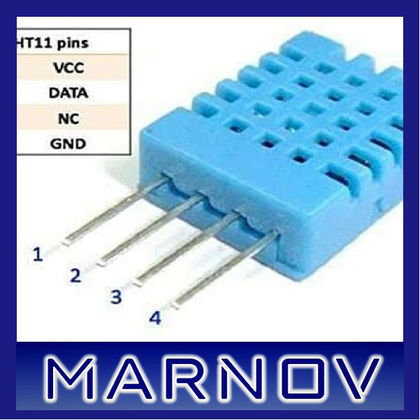 Jual DHT 11 Temperatur sensor Humidity Kelembaban Udara DHT11 | Shopee ...