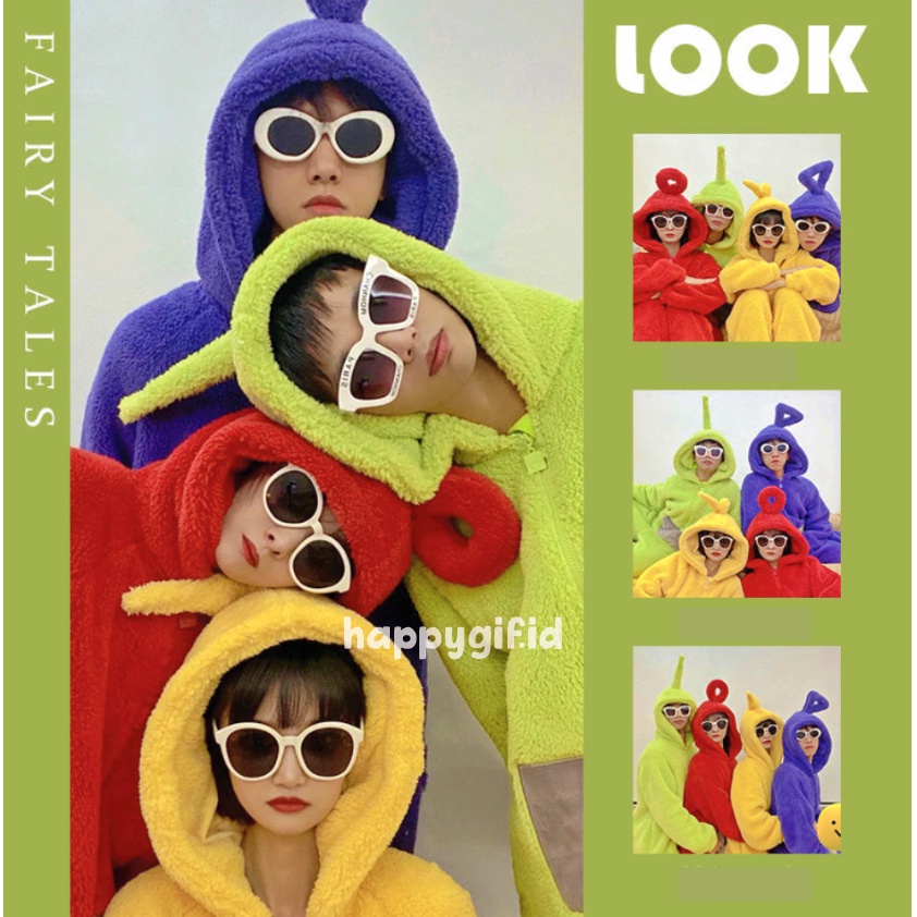 Jual LALA PO TELETUBBIES TINKY WINKY DIPSY ONESIE BAJU TIDUR KOSTUM ...