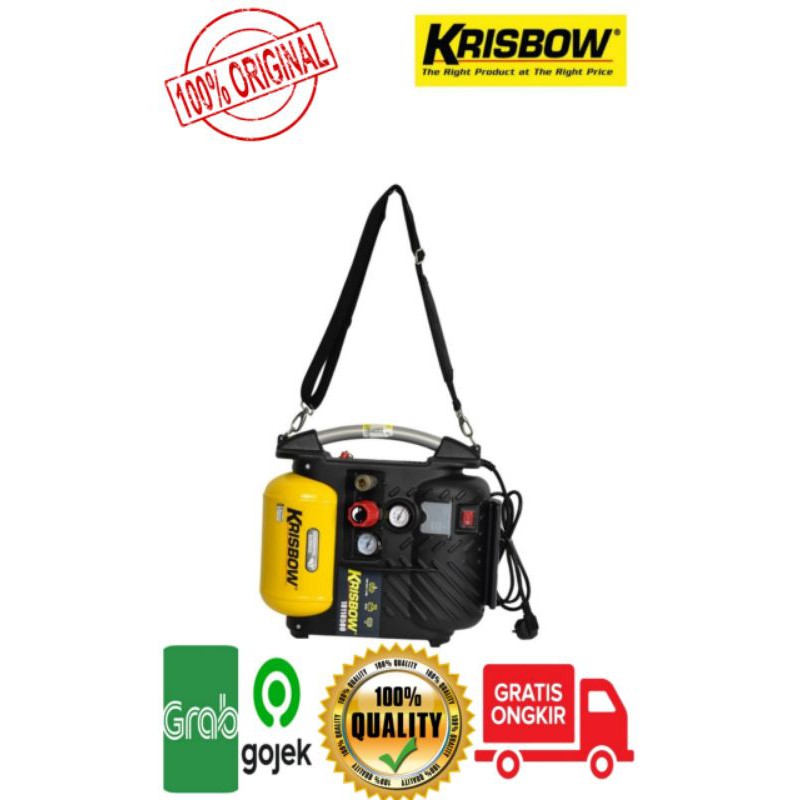 Jual Krisbow Kompresor Angin Portabel 1.5 Hp 5 Ltr | Shopee Indonesia
