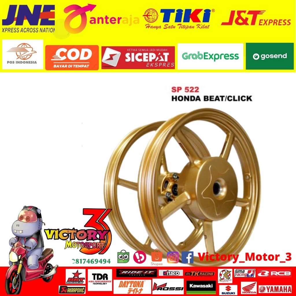Jual VELG RACING MOTOR RCB SP522 FOR BEAT RENG 14 | Shopee Indonesia