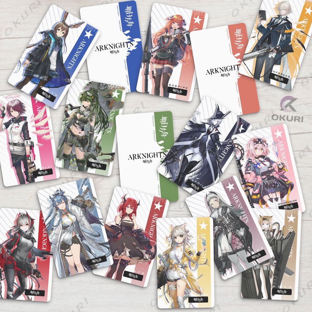 Jual Photocard Arknight Operator Character Card - Bahan PVC Tebal ...