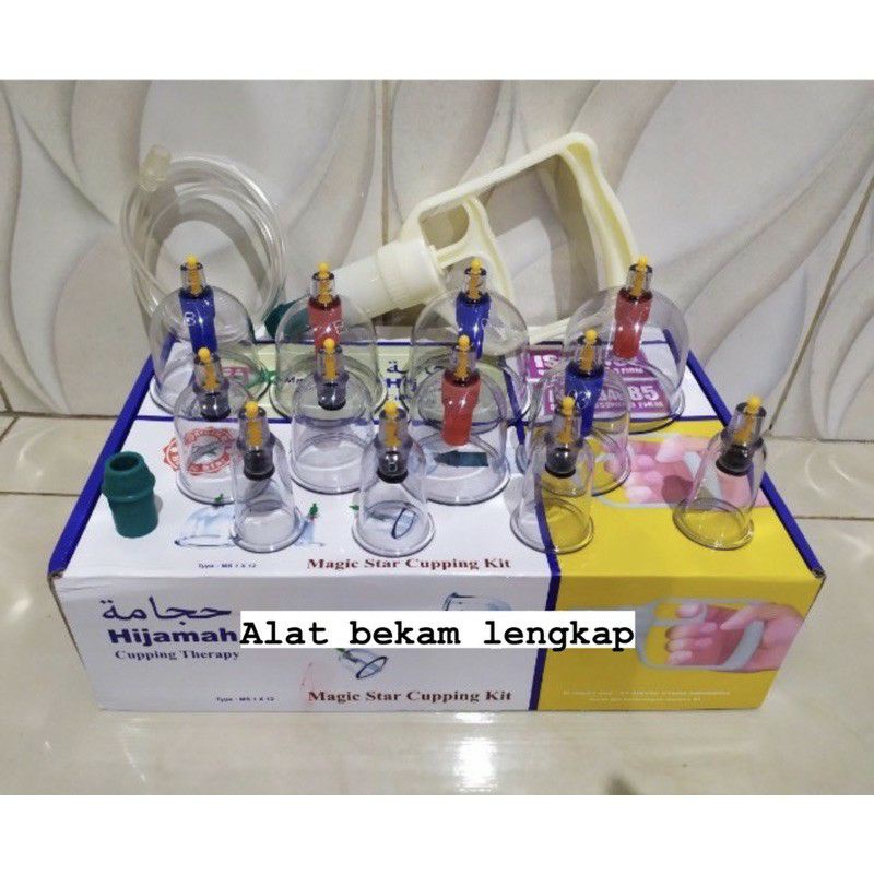 Jual [ ORIGINAL ] Alat Bekam isi 12 Kop Lengkap Kangzhu Hijamah | Shopee Indonesia