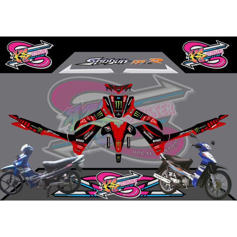 Jual STICKER DECAL SHOGUN 125 STICKER FULL BODY | Shopee Indonesia