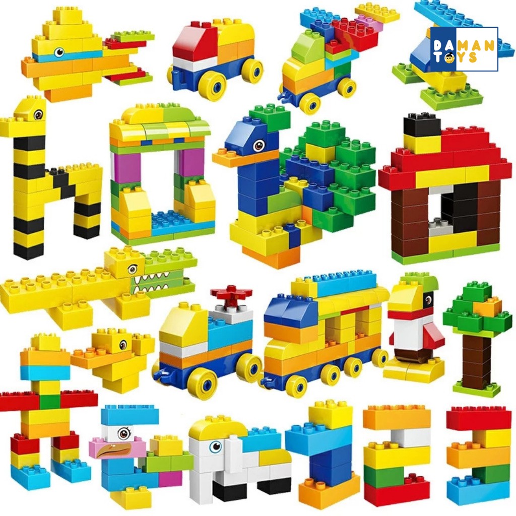 Jual Brick Balok Blok Susun Besar Building Block Mainan Anak Edukasi ...