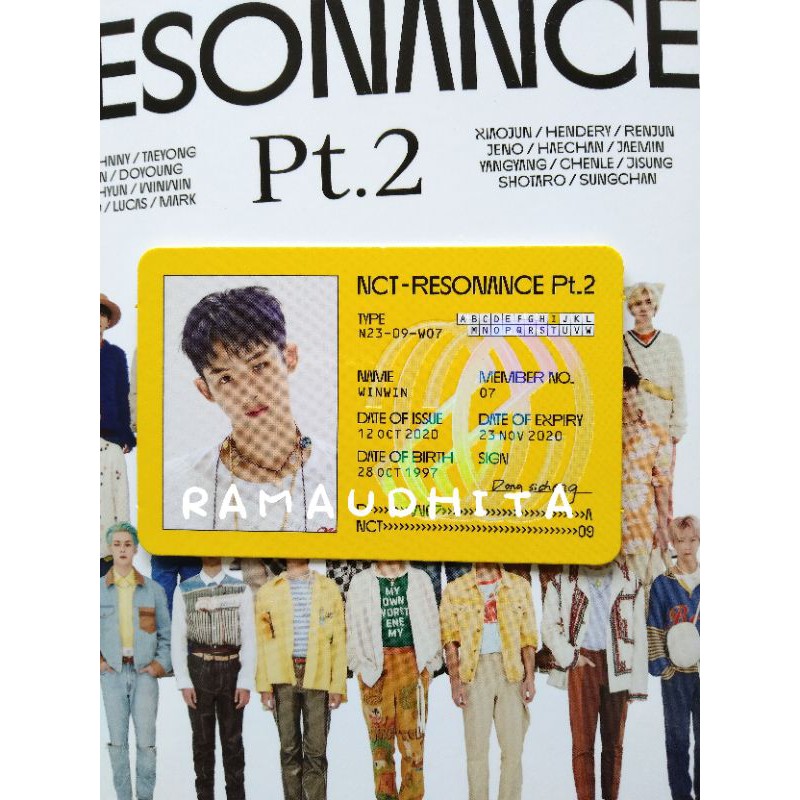 Jual ID CARD WINWIN NCT DEPARTURE VERSION | Shopee Indonesia